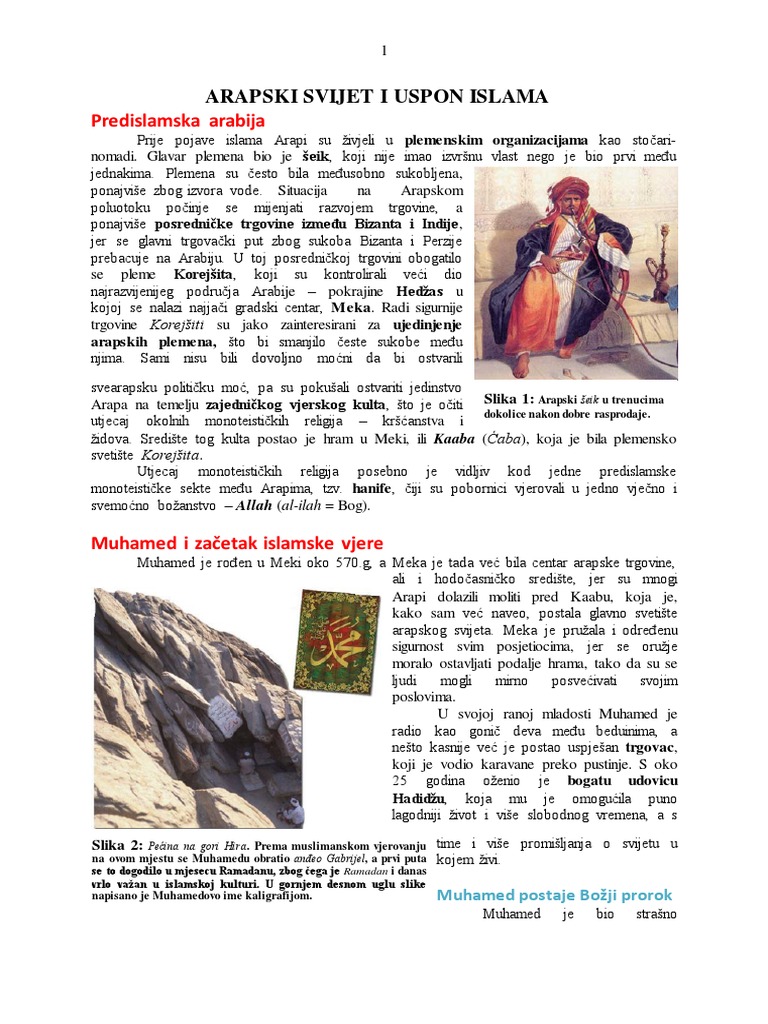 Lekcija 03 - Arapi I Islam | PDF