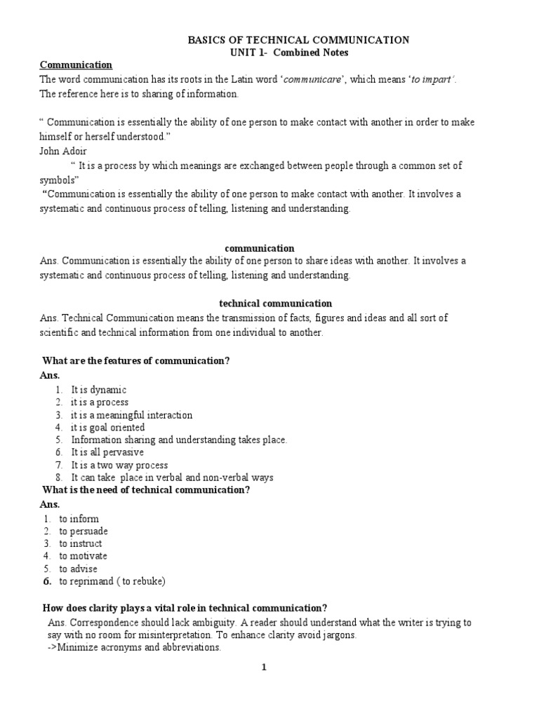 Exploring The Fundamentals Of Effective Technical Communication PDF