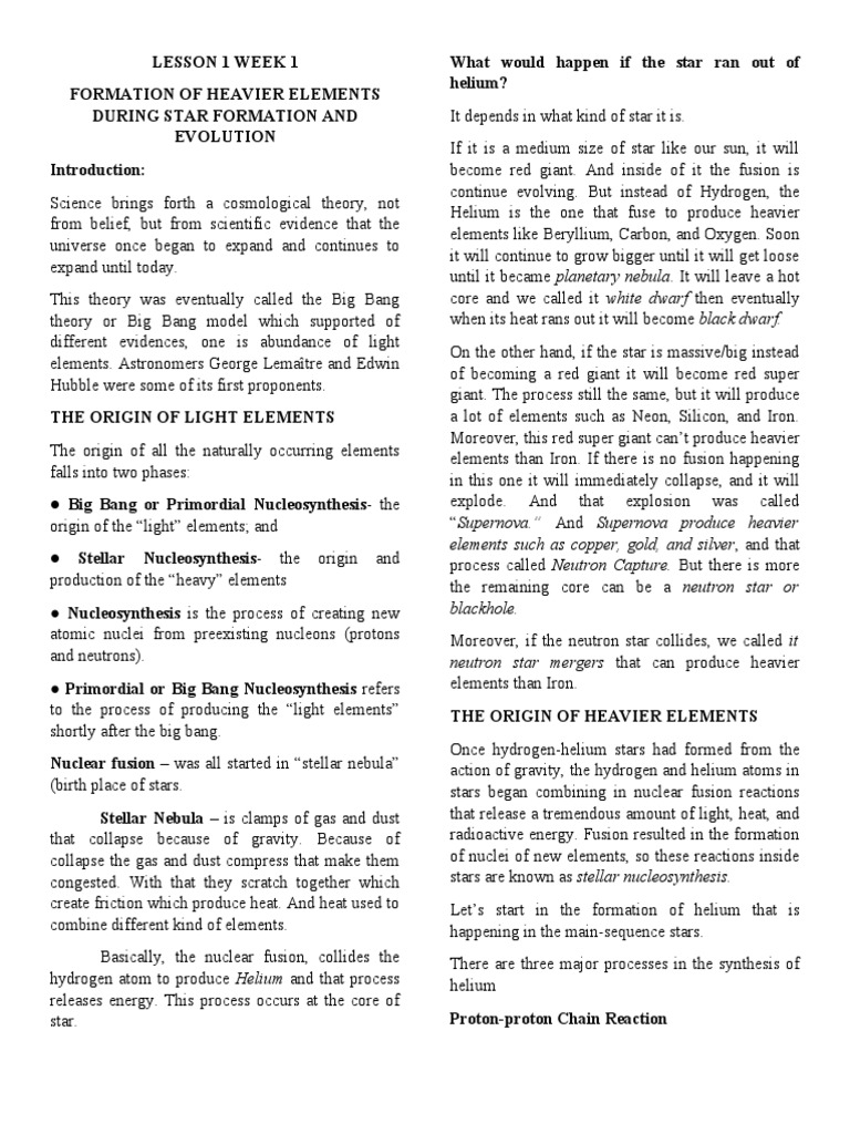 Lesson 1 Physical Science | PDF | Proton | Neutron
