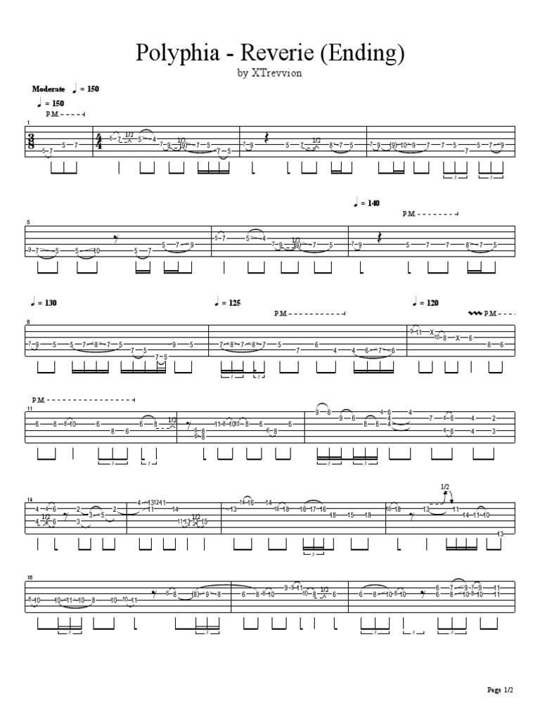 Polyphia - Reverie Ending | PDF