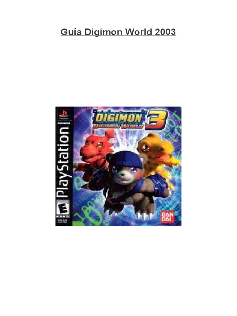 Guía Digimon World 2003 | PDF | Ciencias de la Tierra