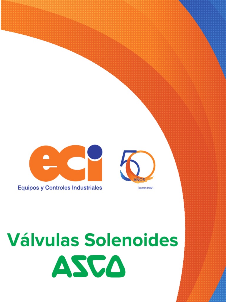 Válvulas Solenoides ASCO 3 Vias ECI | PDF | Alternating Current | Valve