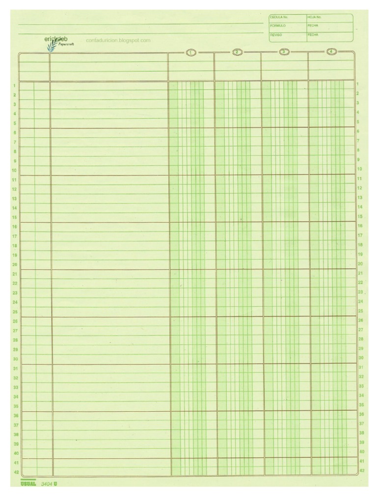 Hojas Tabulares | PDF