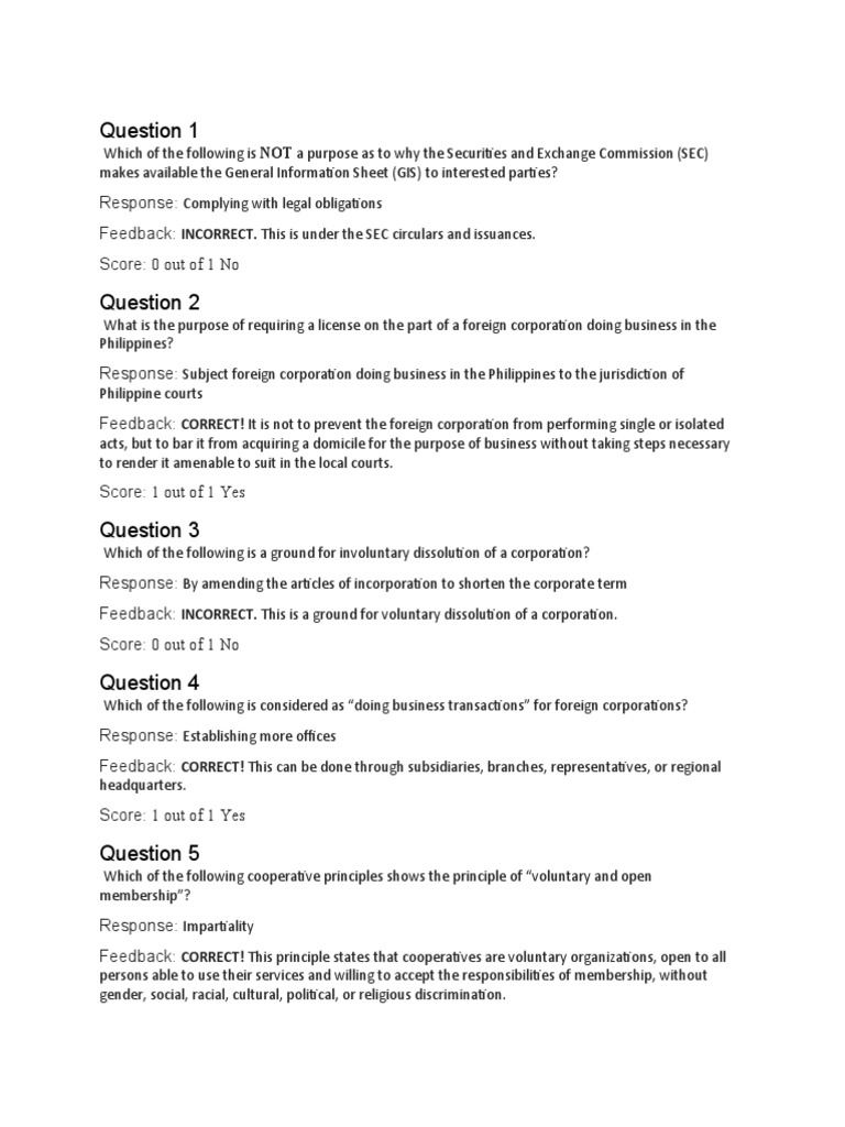 Bus Law 5 | PDF | Corporations | Joint Venture