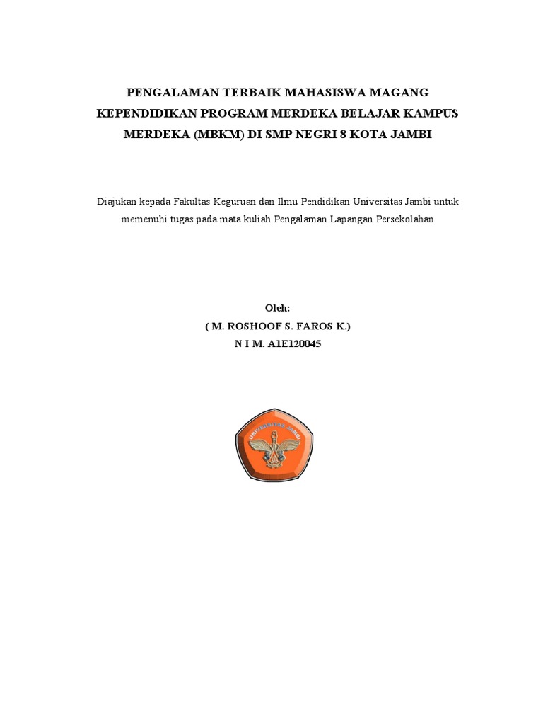 Laporan Akhir M. Roshoof S. Faros Kaab A1E120045 | PDF | Karier & Perkembangan | Ilmu Sosial