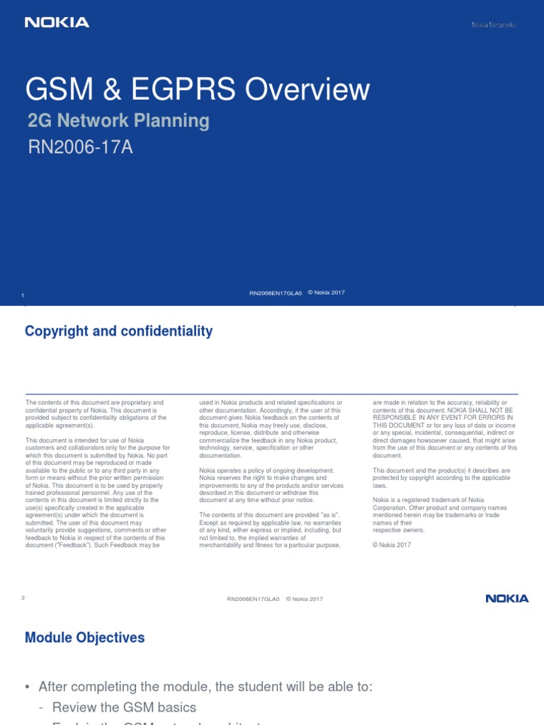 01 - RN20061-M-171 - GSM & EGPRS Overview | PDF | General Packet Radio ...