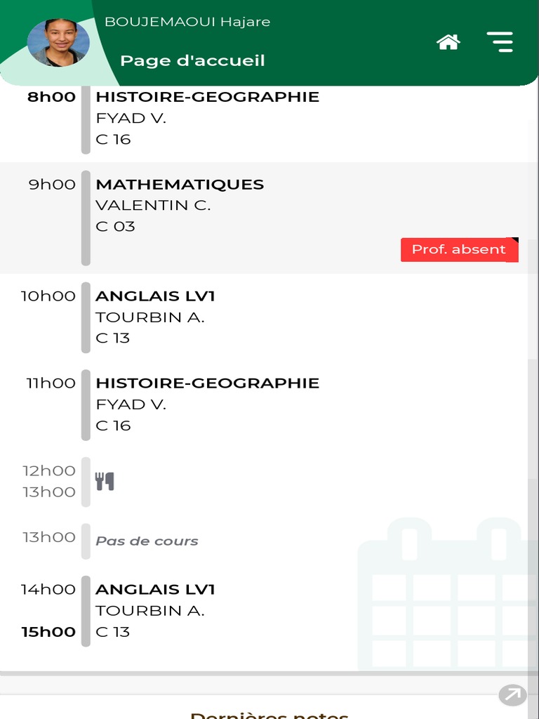 College Marcel Riviere - Pronote - Espace Élèves - 2 | PDF