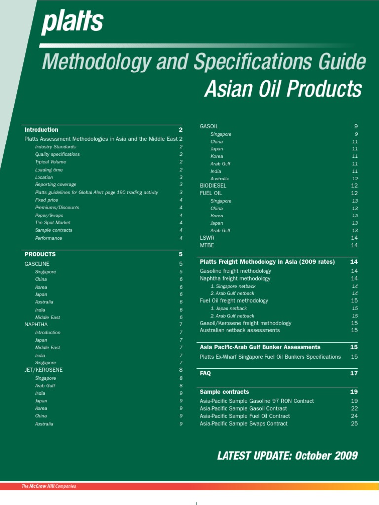 Platts Methodology and Specifications Guide_Asian Oil Products ...
