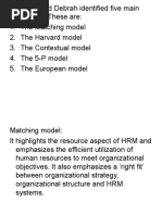 Unit - 1 Morgan'S Model To Define Ihrm | PDF | Human Resource ...