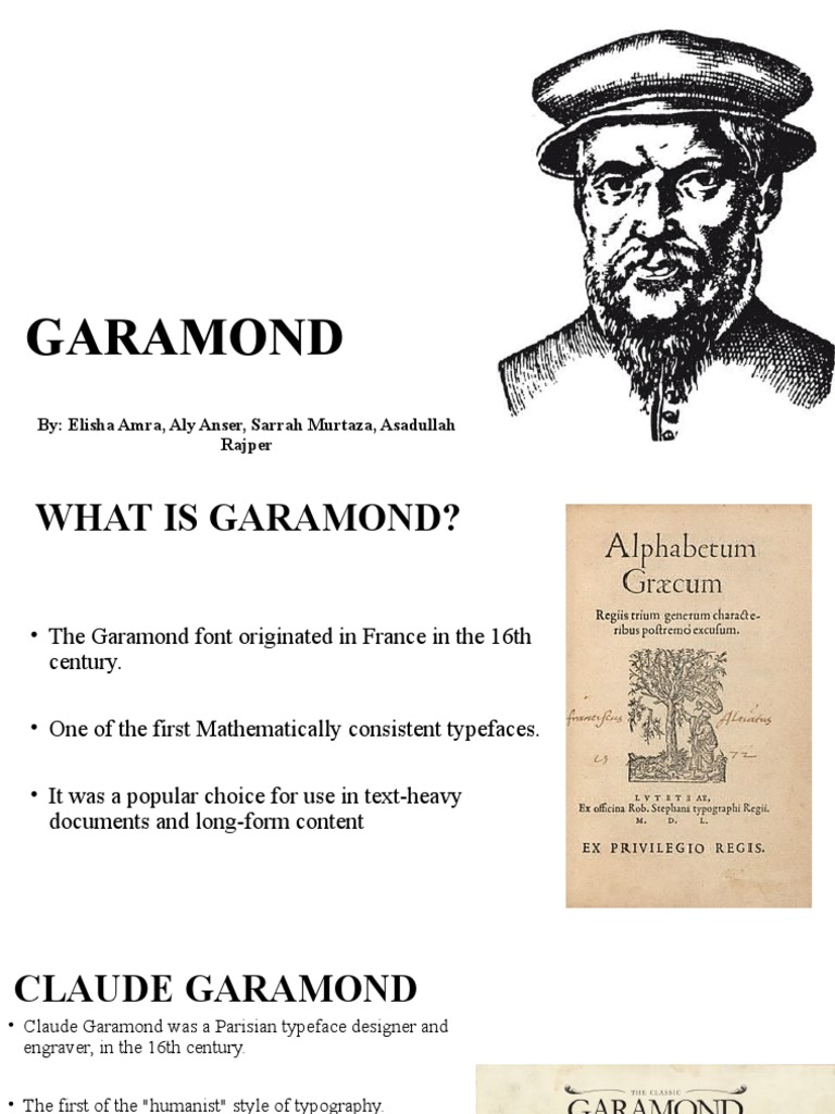 Who Is Garamond? | PDF