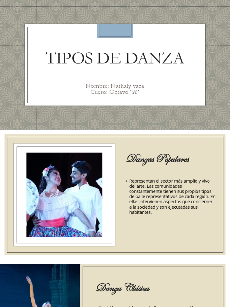 Tipos de Danza | PDF | Arte