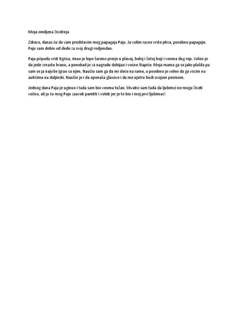 Zivotinja | PDF