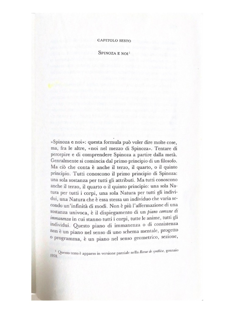 Capitolo Sesto | PDF
