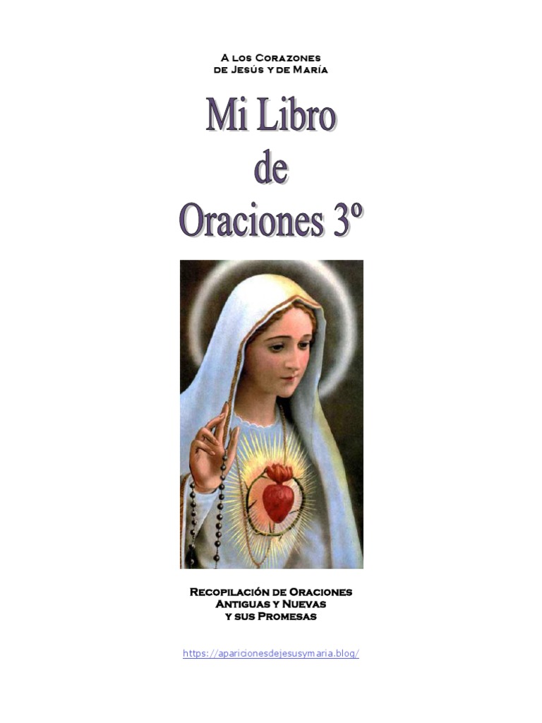 Mi Libro de Oraciones 3o5 | PDF | María, madre de Jesús | Rosario