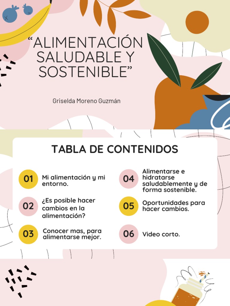 Modulo 3 Alimentacion Saludables y Sostenible | PDF | Alimentos | Agua
