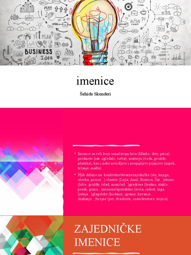 Imenice | PDF