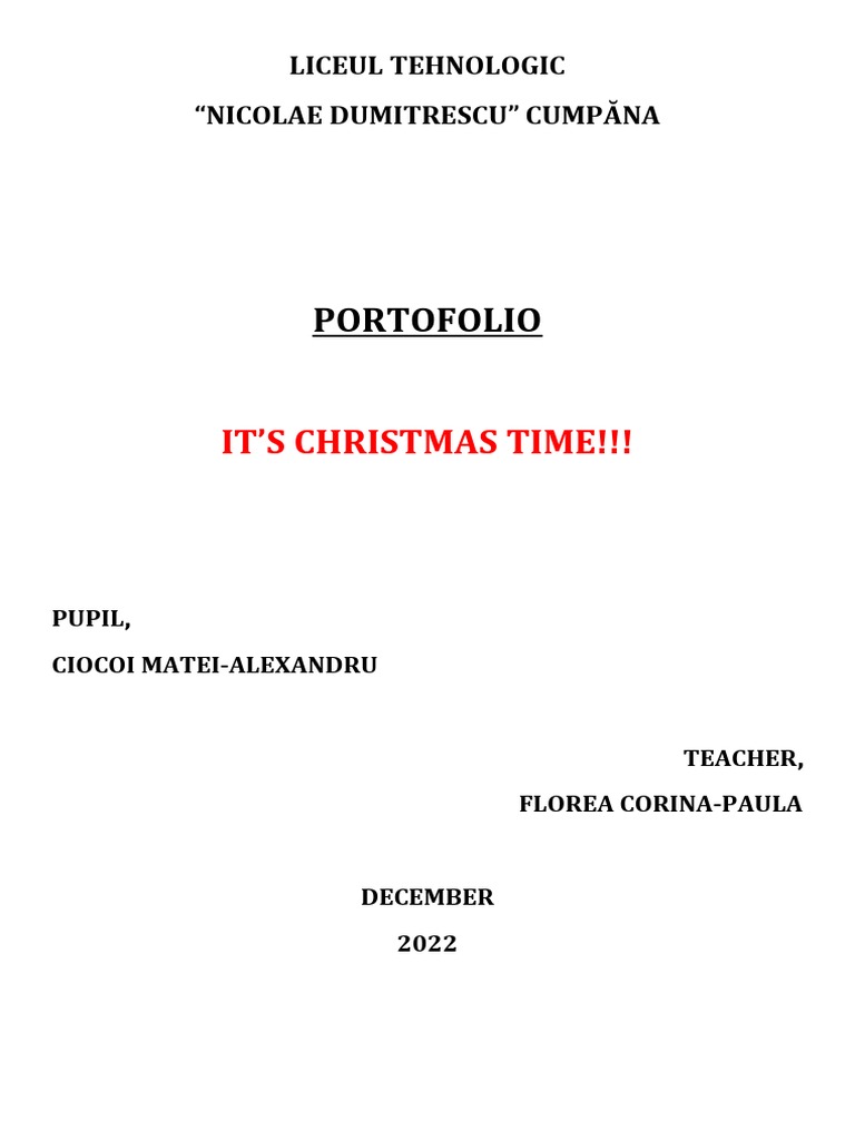 Celebrating Christmas: Traditions, Symbols and Carols | PDF | Christmas ...