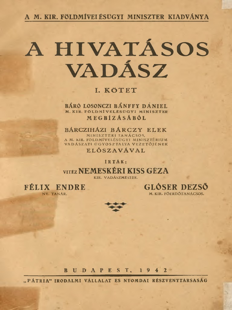 Hivatásos Vadász | PDF