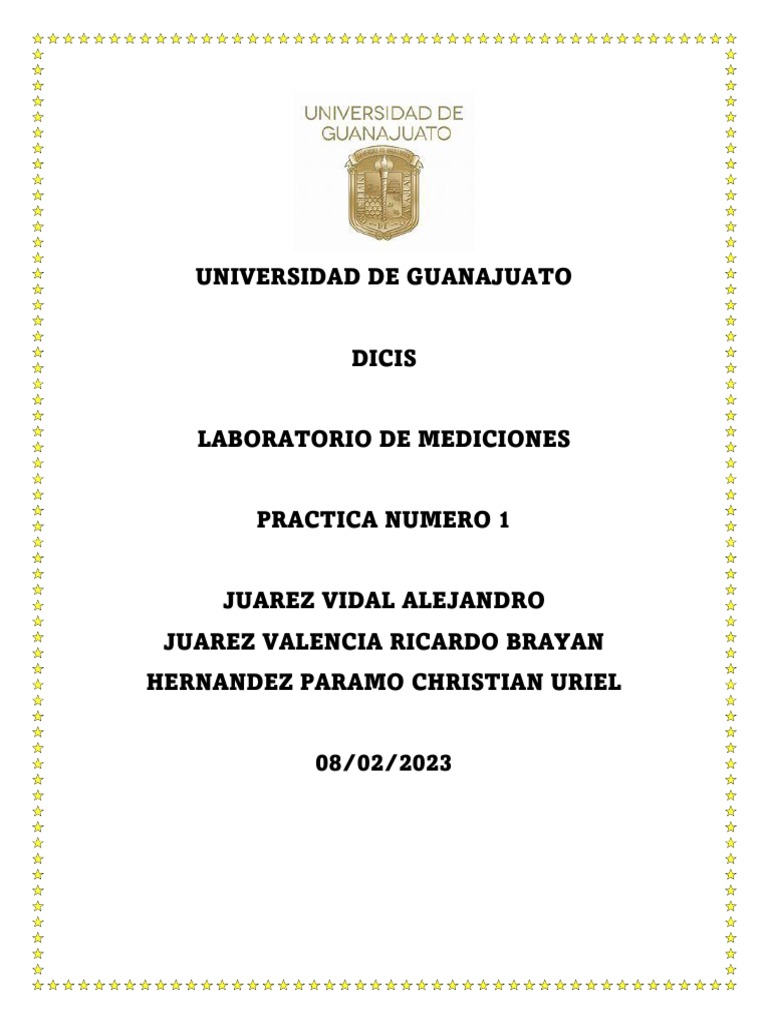 Practica 1 Lab. de Mediciones | PDF