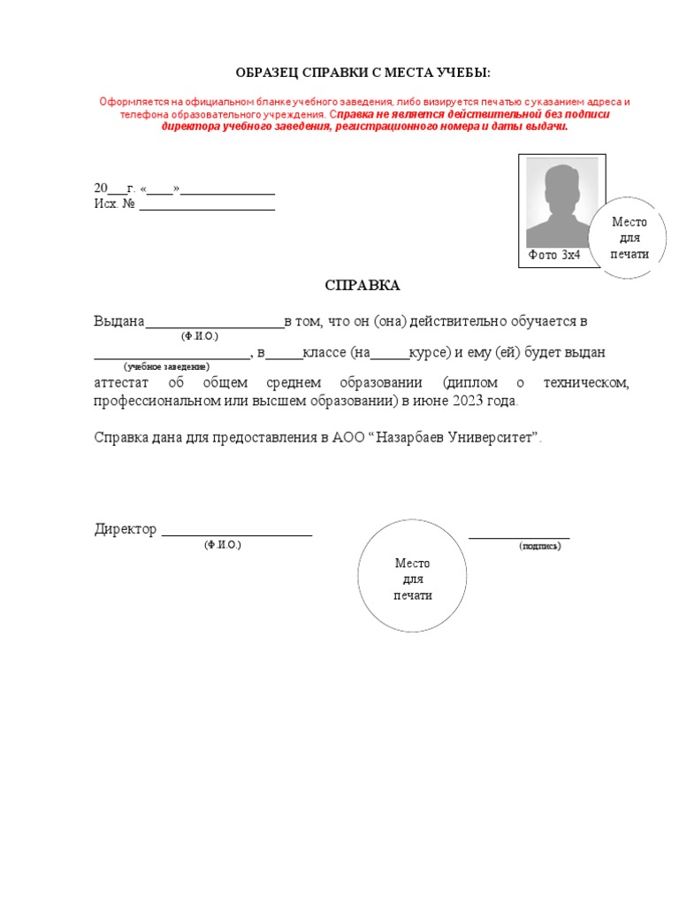 Example Spravka | PDF
