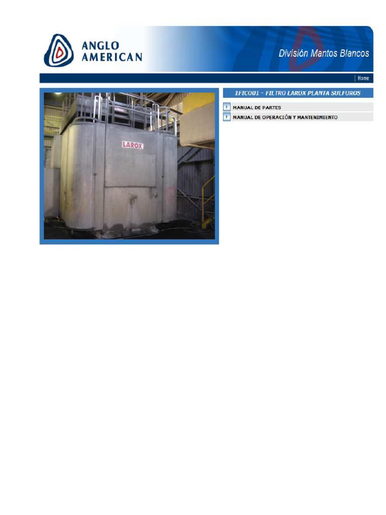 1FICO01 - Filtro Larox | PDF | Screw | Piston