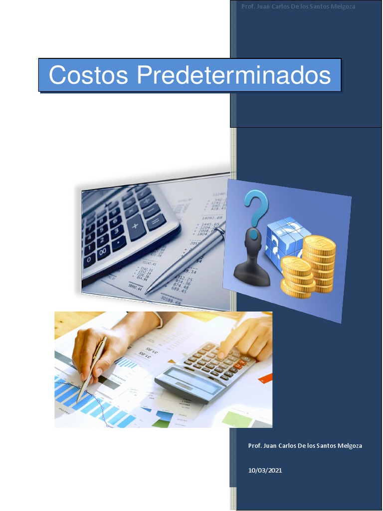 Costos Predeterminados Estimados | PDF | Costo | Inventario