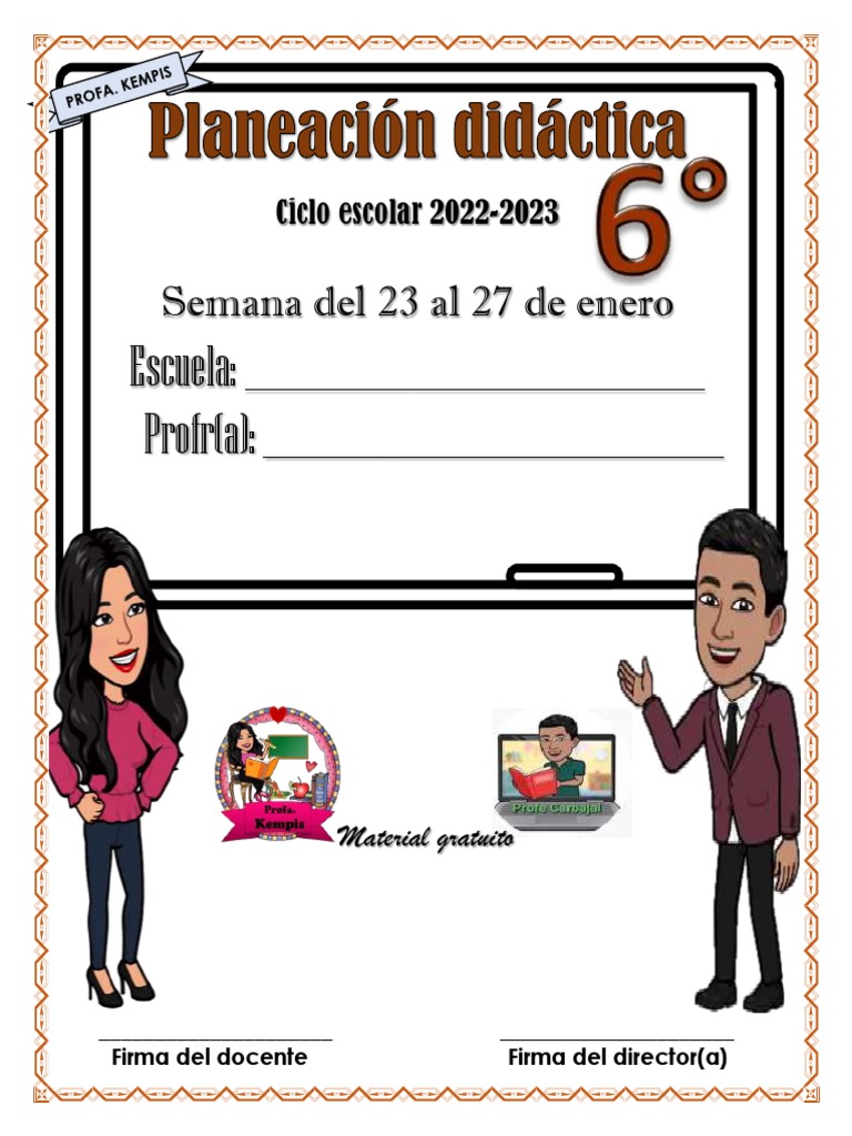 ?? 6° S19 Planeación Profa Kempis | PDF | Evaluación | Aprendizaje