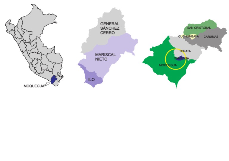 Mapa Distrital Mariscal Nieto | PDF