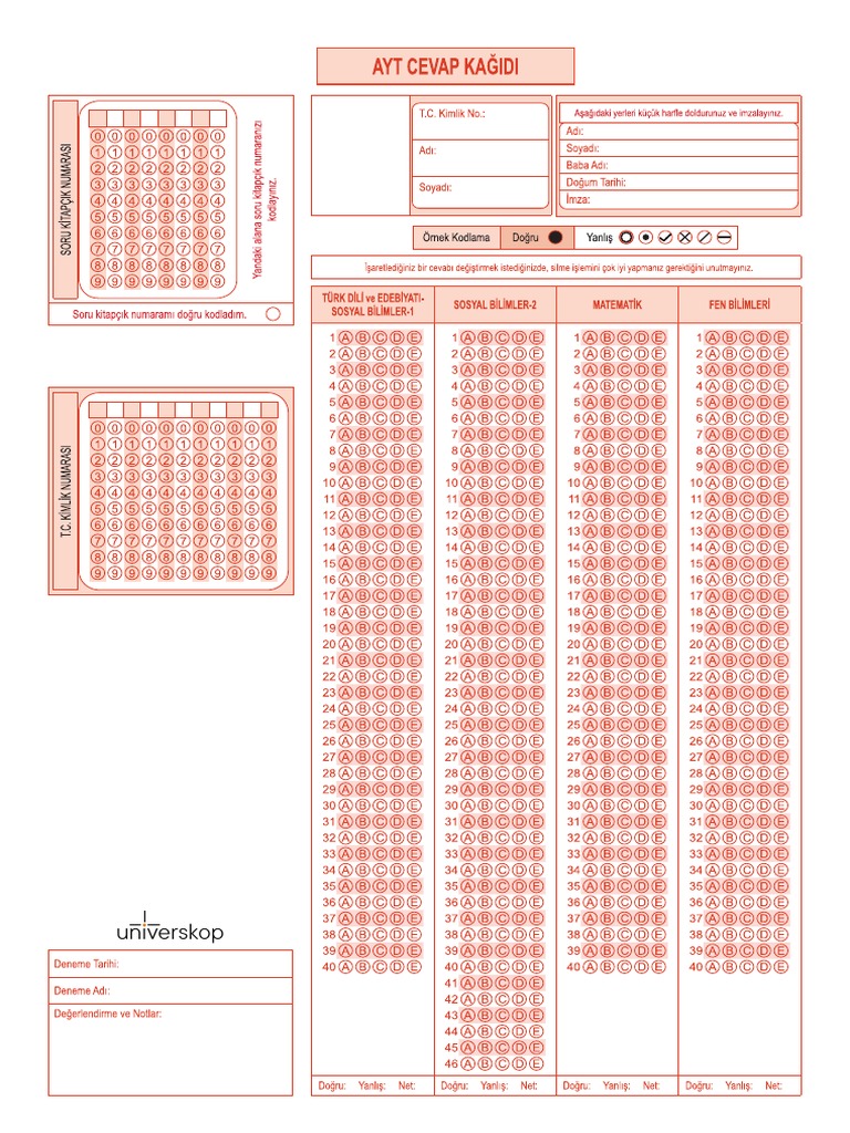 Ayt Optik Form | PDF