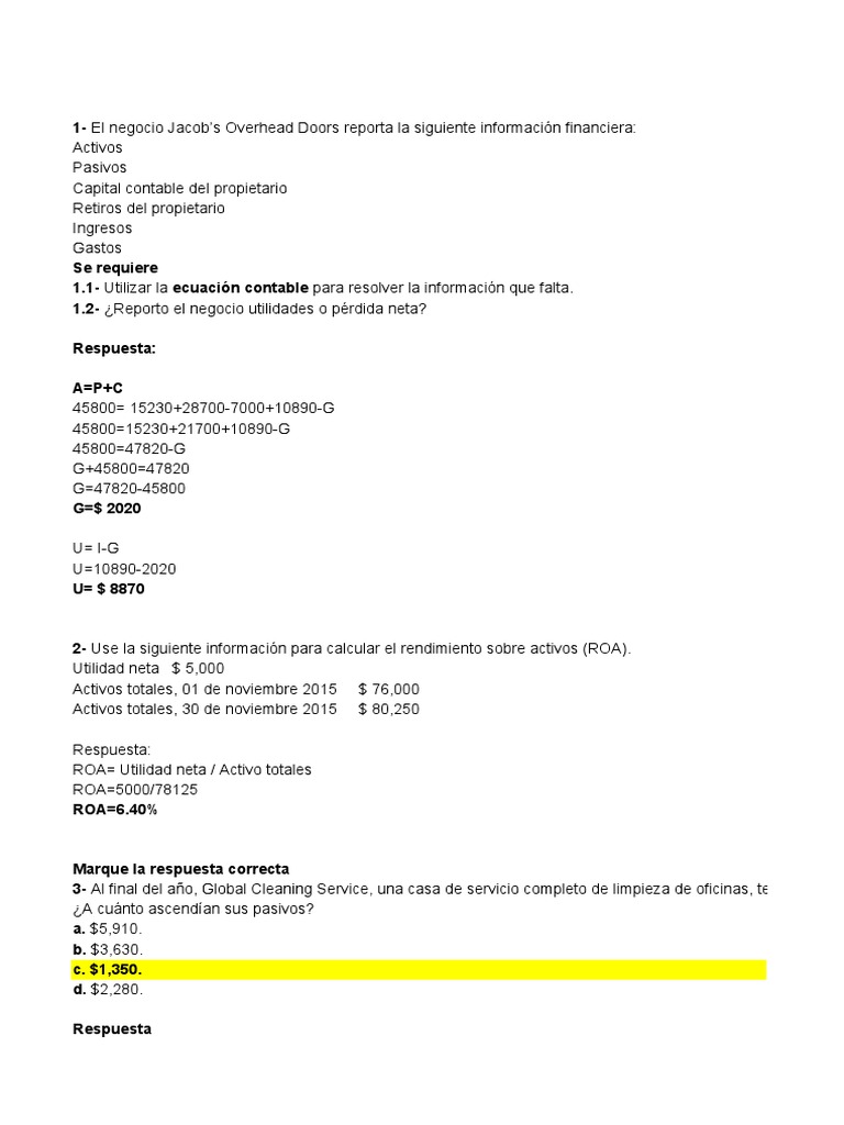 Tarea Contabilidad - I | PDF | Contabilidad | Economias