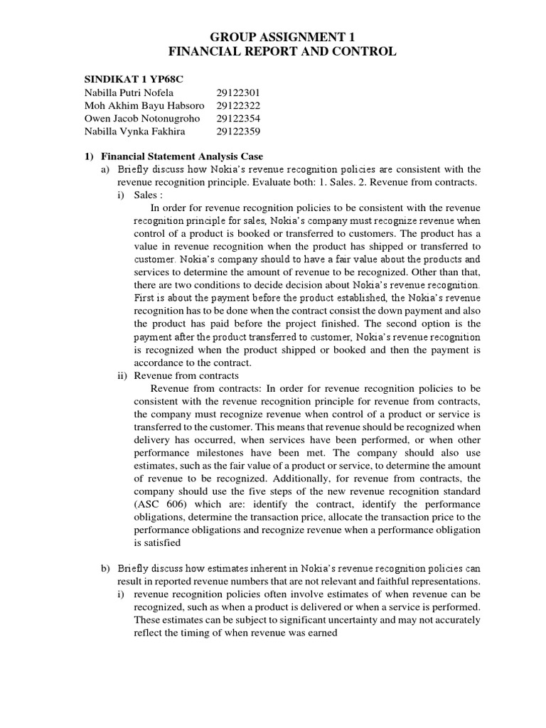 Cases Chapter 2 - FA | Download Free PDF | Income | Equity (Finance)