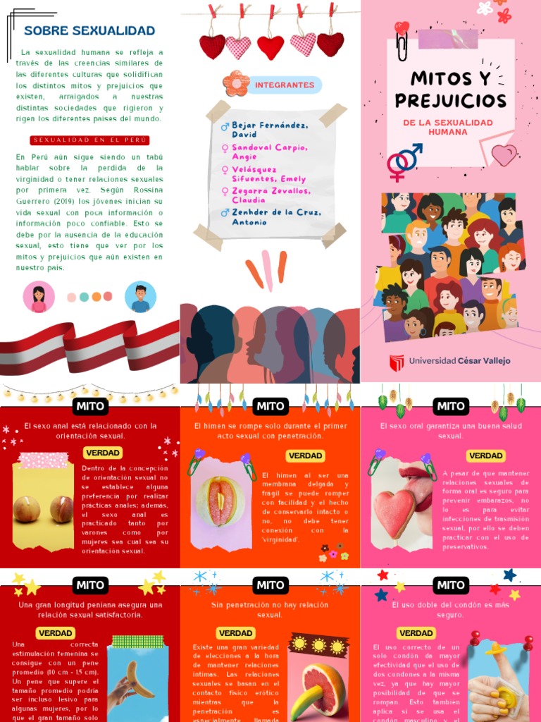 Triptico - Sexualidad | PDF | Condón | Relaciones sexuales