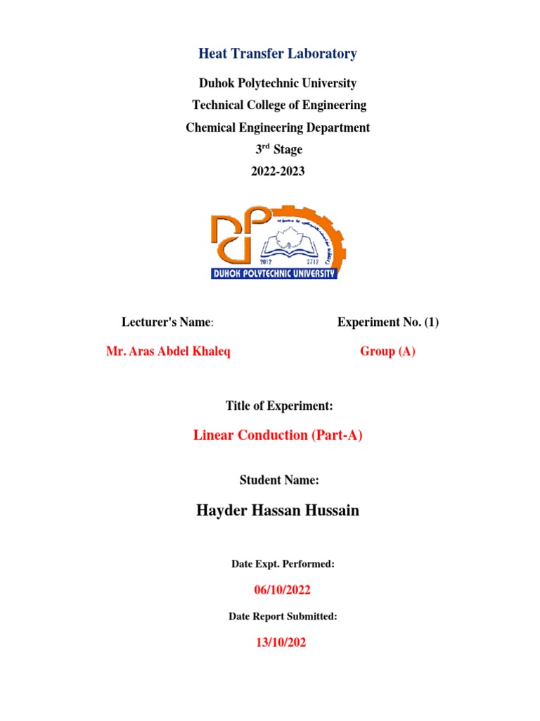 Linear Conduction (Part-A) Heat Transfer | PDF