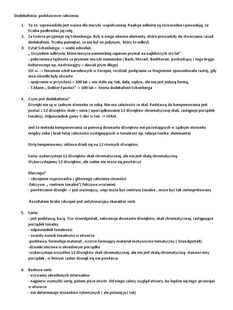 Dodekafonia | PDF