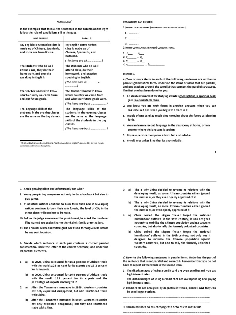 Handout 5 Sentence-Problems | Download Free PDF | Comma