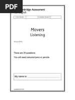 Flyers Speaking test - Part 1 | PDF