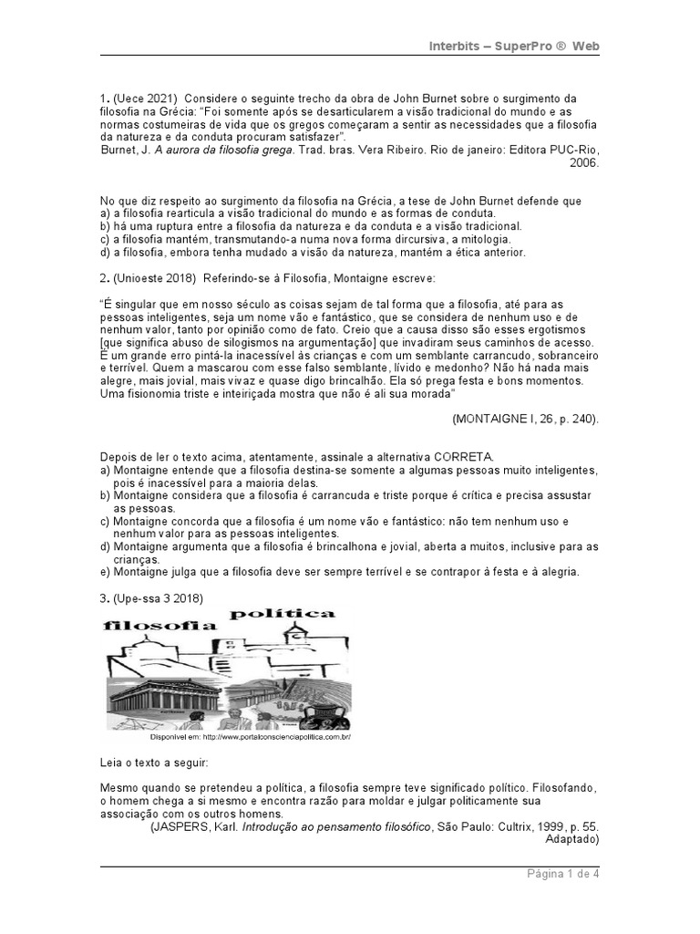 Recuperacao 2 Ano Filo | Download grátis PDF | Conhecimento | Método ... Recuperacao 2 Ano Filo | Download grátis PDF | Conhecimento | Método ...