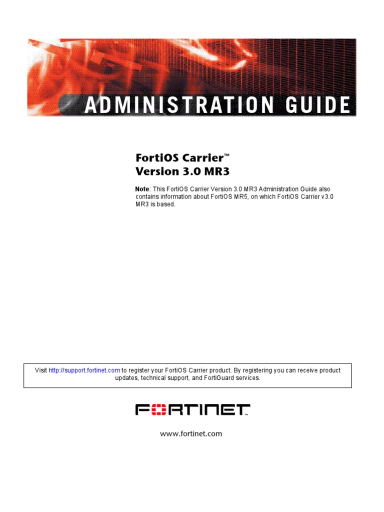 FortiOS Carrier Administration Guide | PDF | Ip Address | Routing