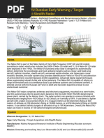 Radar (Snow Drift (9S18M1) ) | PDF