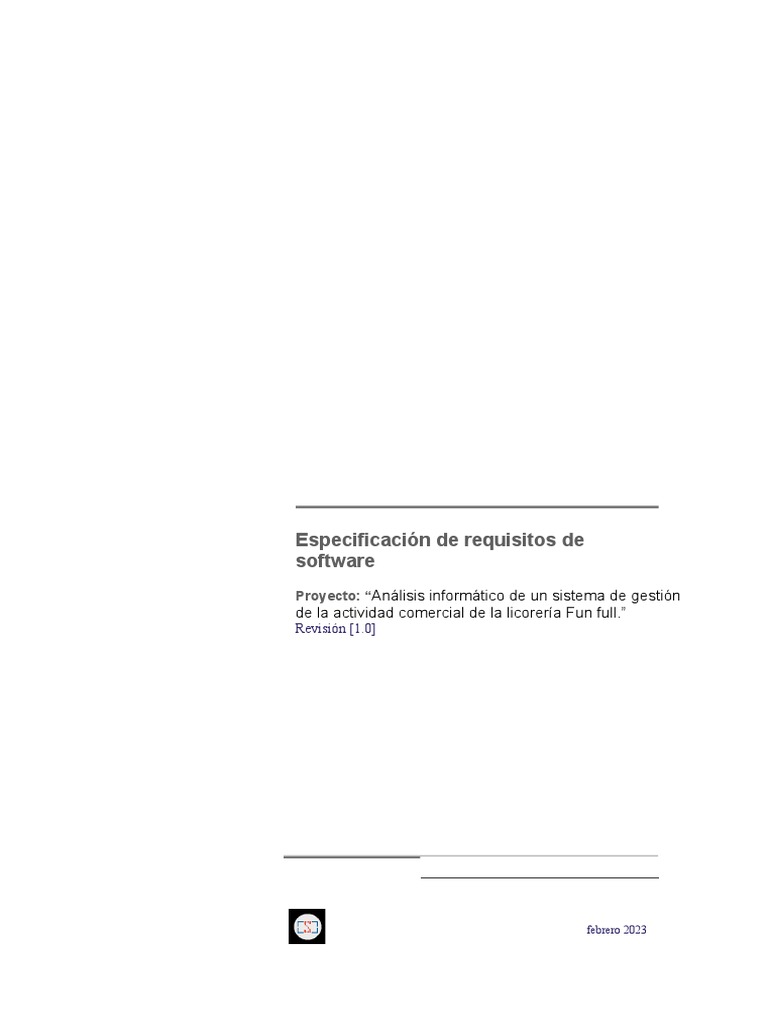 Formato-Ers Ev | PDF | Software | Usuario (informática)