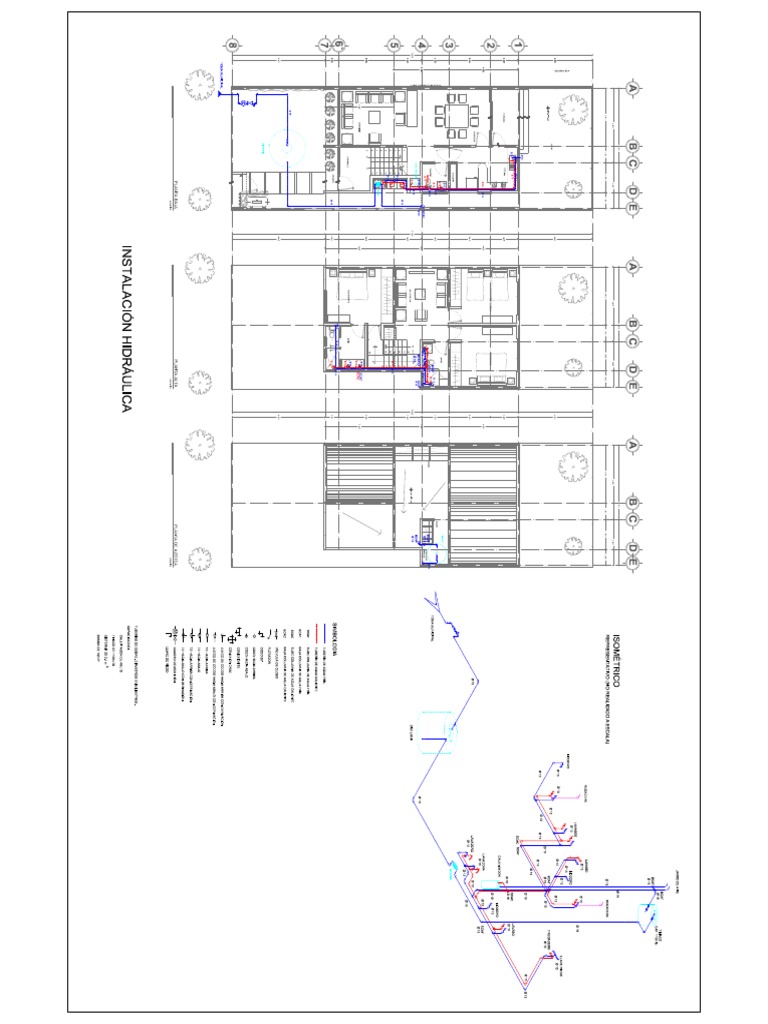 Plano Instalacion Hidraulica - Ejemplo | PDF