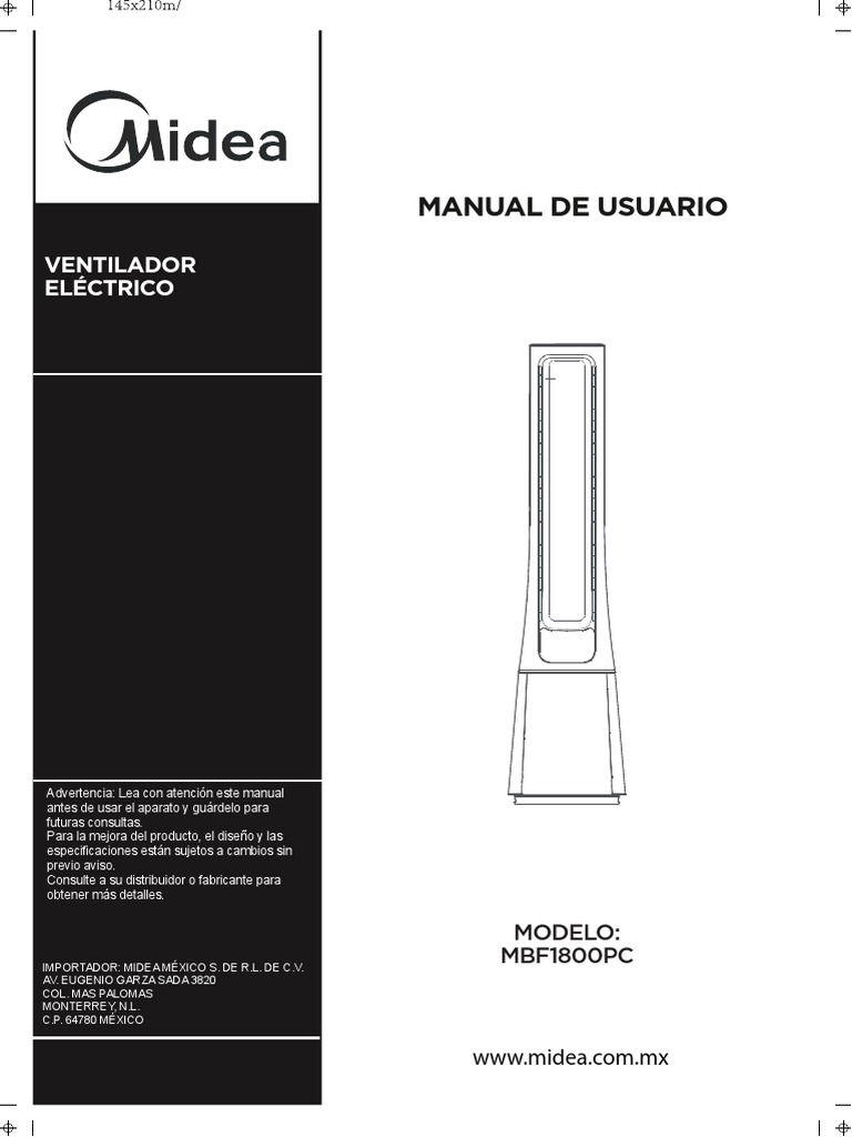.Manual de Usuario - MBF1800PC Final Version | PDF | Fusible (Eléctrico) | Enchufes y tomas de ...