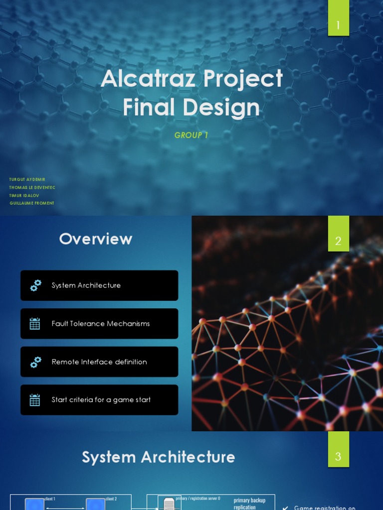 Group1 IDALOV Alcatraz Design | PDF | Server (Computing) | Replication ...