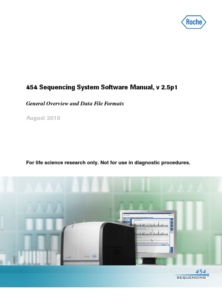 454 Sequencing Software Manual | PDF | Dna Sequencing | Sequence Alignment