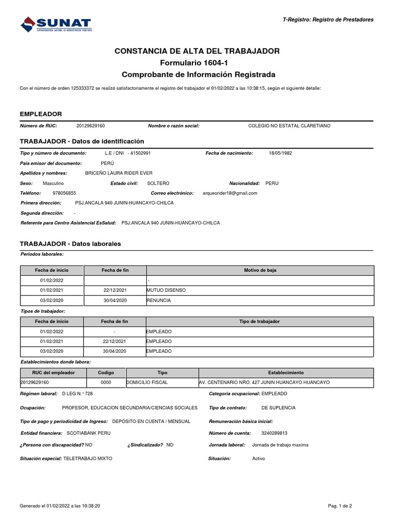 CIR ALT TRA Briceño Laura Rider | Descargar gratis PDF | Economias