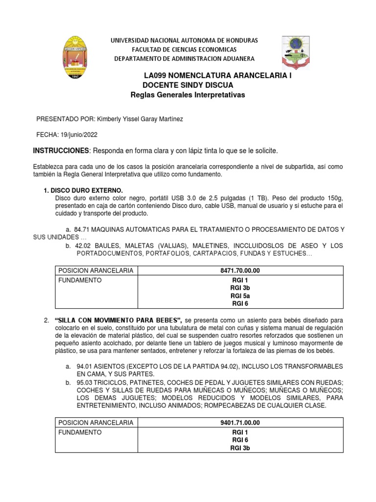 Asignación Identificación de RGI A Utilizar | PDF | Equipo | Bienes ...