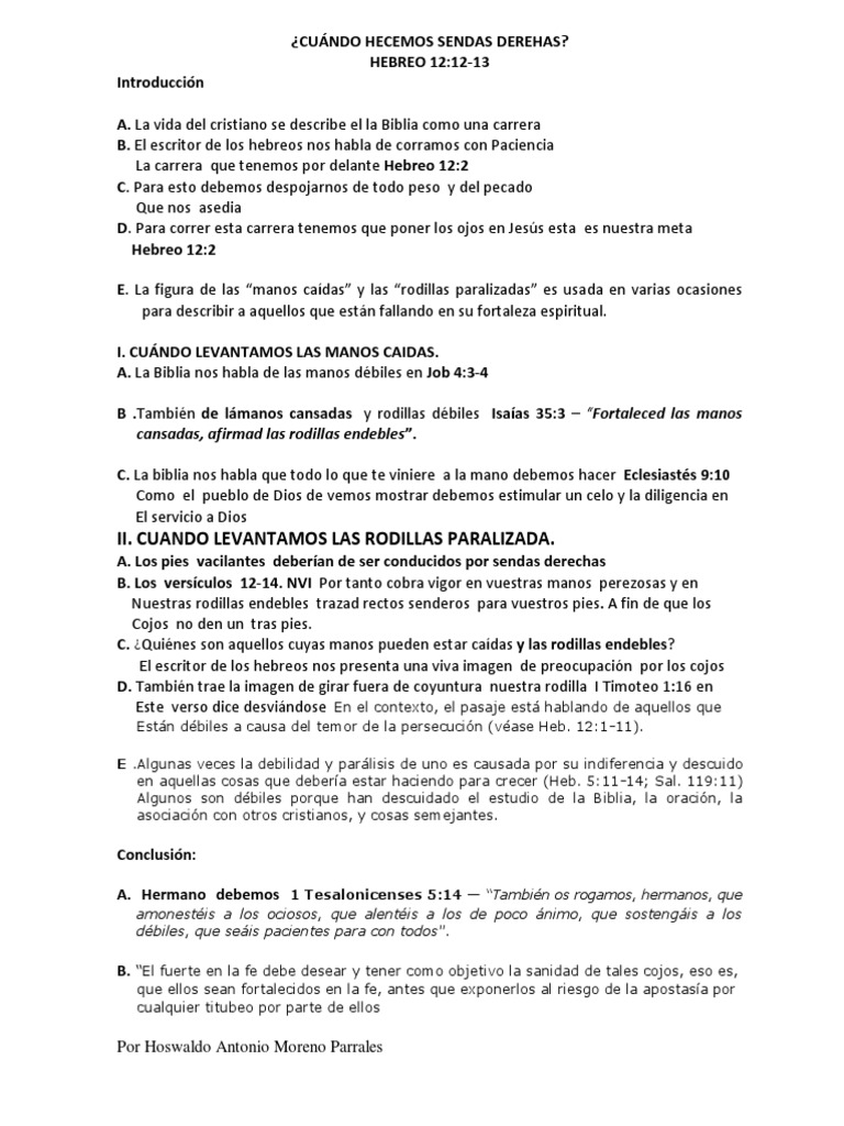 Cuando Hacemos Sendas Derechas | PDF