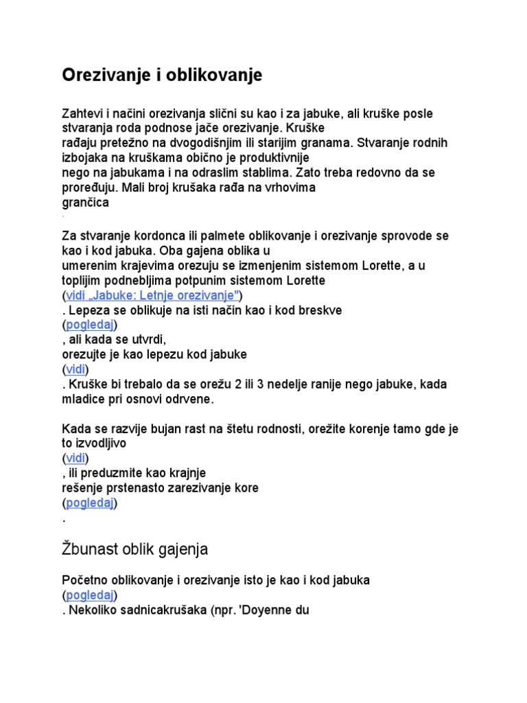 Orezivanje I Oblikovanje | PDF