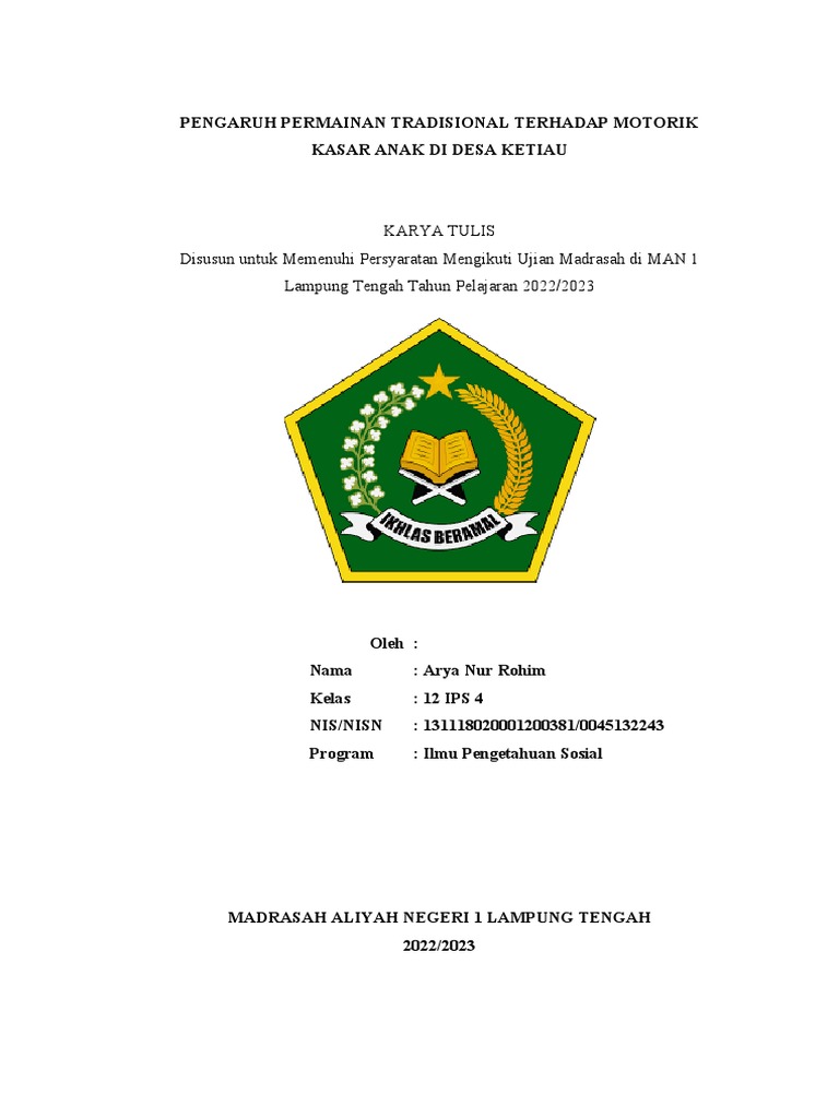 KTI Aryaa RH Depan | PDF