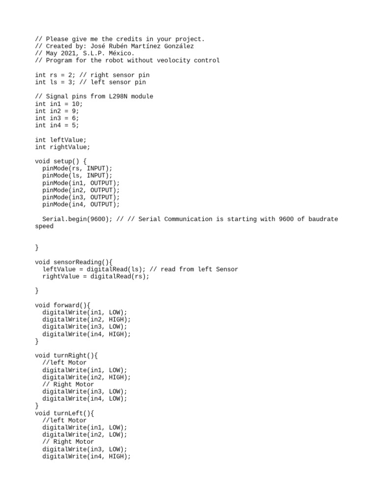 Linefollower Basic | PDF